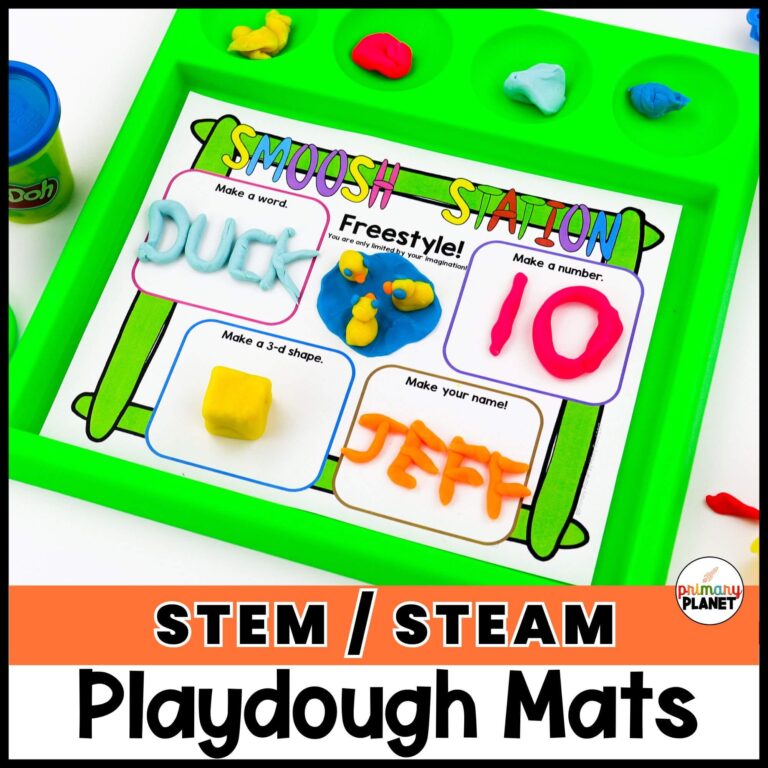Fun and Low-Prep STEM Playdough Activities - Primary Planet