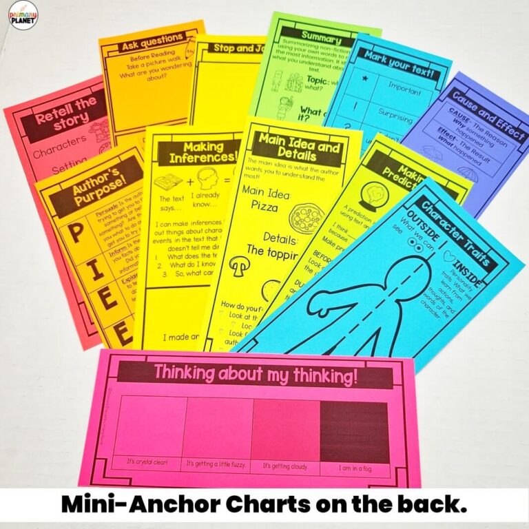 Reading Comprehension Strategies and Fun Reading Goal Setting Bookmarks ...