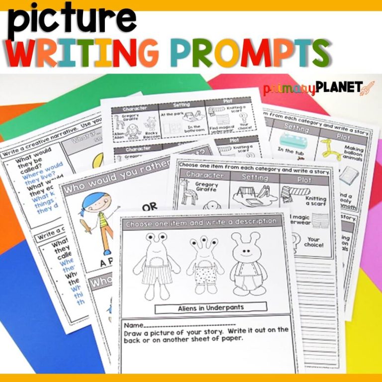 Writing Prompts with Pictures | Super Silly Picture Writing Prompts ...
