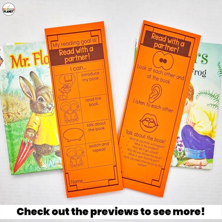 Reading Comprehension Strategies and Fun Reading Goal Setting Bookmarks ...