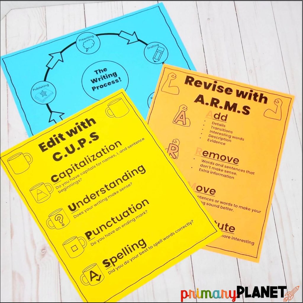 Writing Paper with Graphic Organizers - Templates - Primary Planet