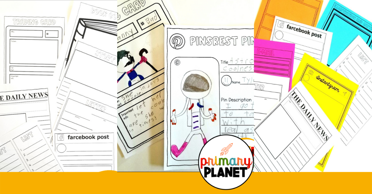 5 Fun Writing Activities for Early Finishers - Primary Planet