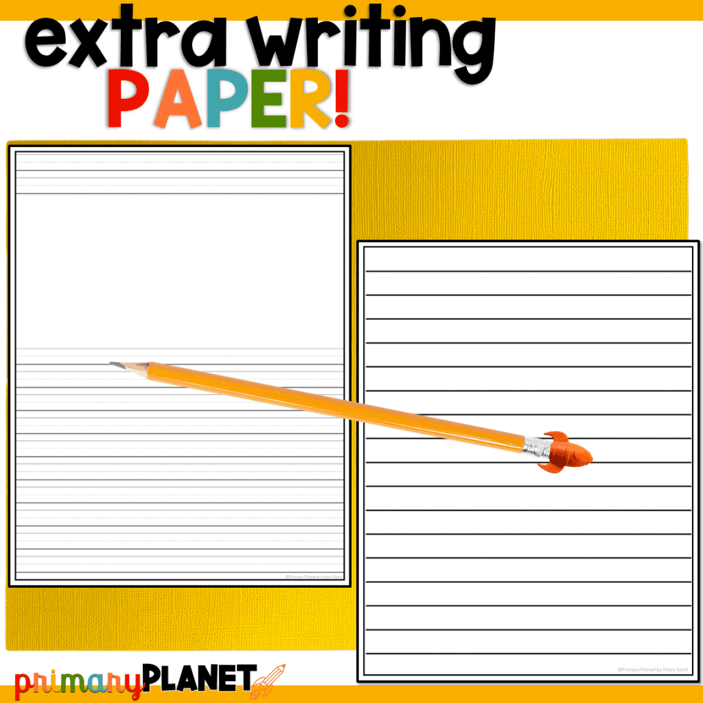 Fun Writing Journal for the First Week of School - Primary Planet