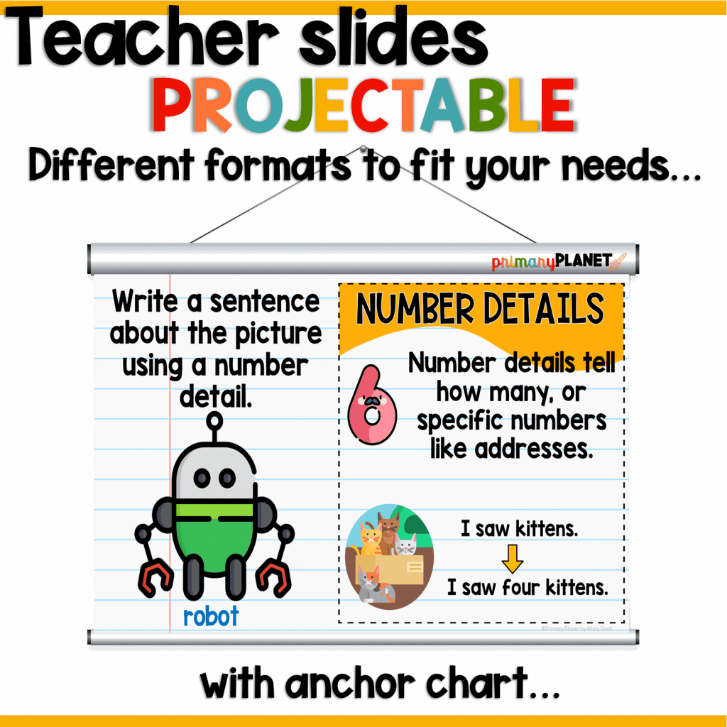 Mini-Lessons in Writing - Adding Details to Writing - Expand a Sentence ...