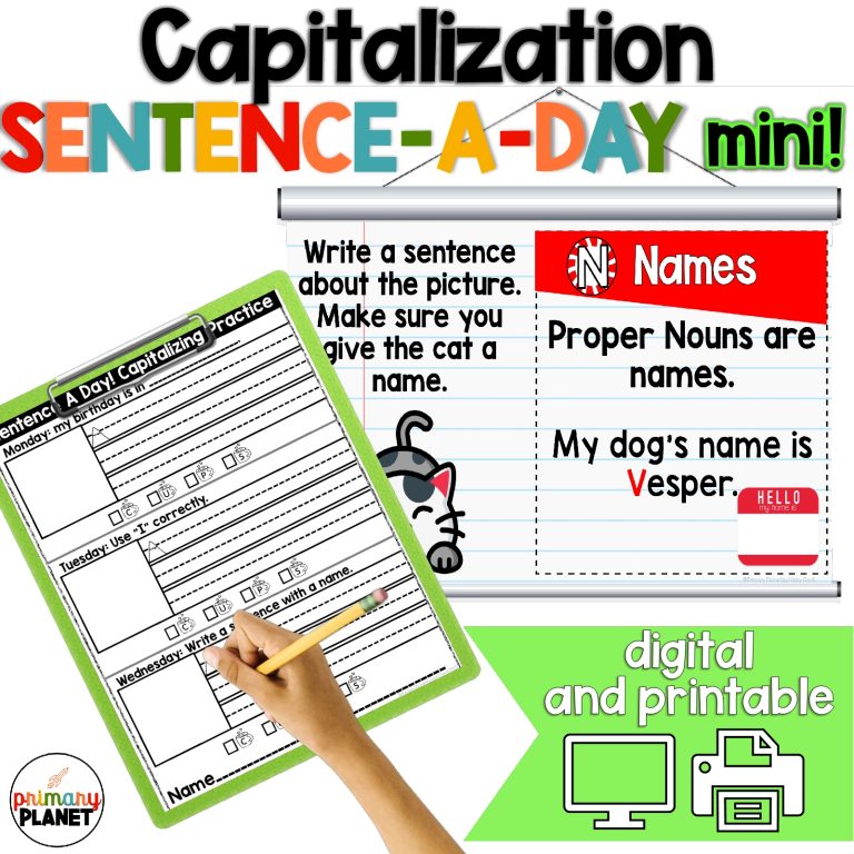 Sentence Types - Sentence Writing Mini-Lessons + Worksheets - Sentence ...