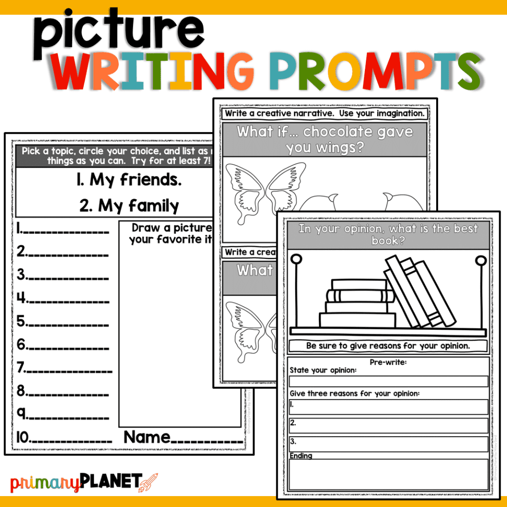 February Writing Prompts with Pictures - Winter Picture Writing Prompts ...