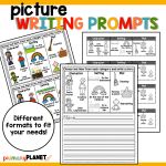 Spring Picture Writing Prompts for Fun - March Writing Prompts with ...