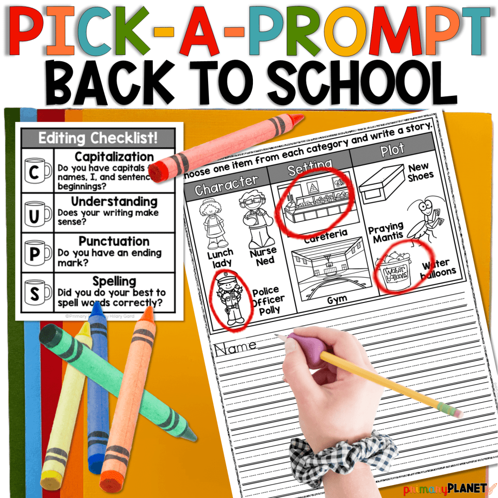 Back to School Picture Prompts for Writing - Primary Planet