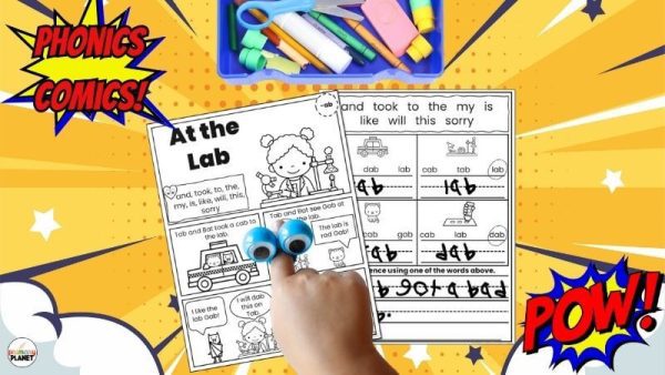 Read and Write Phonics Comics: Teaching with Decodable Passages Just Got More Fun! - Primary Planet