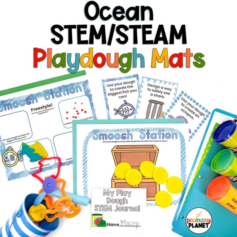 Fall STEM Activities | Fall STEM/STEAM Playdough Mats - Primary Planet