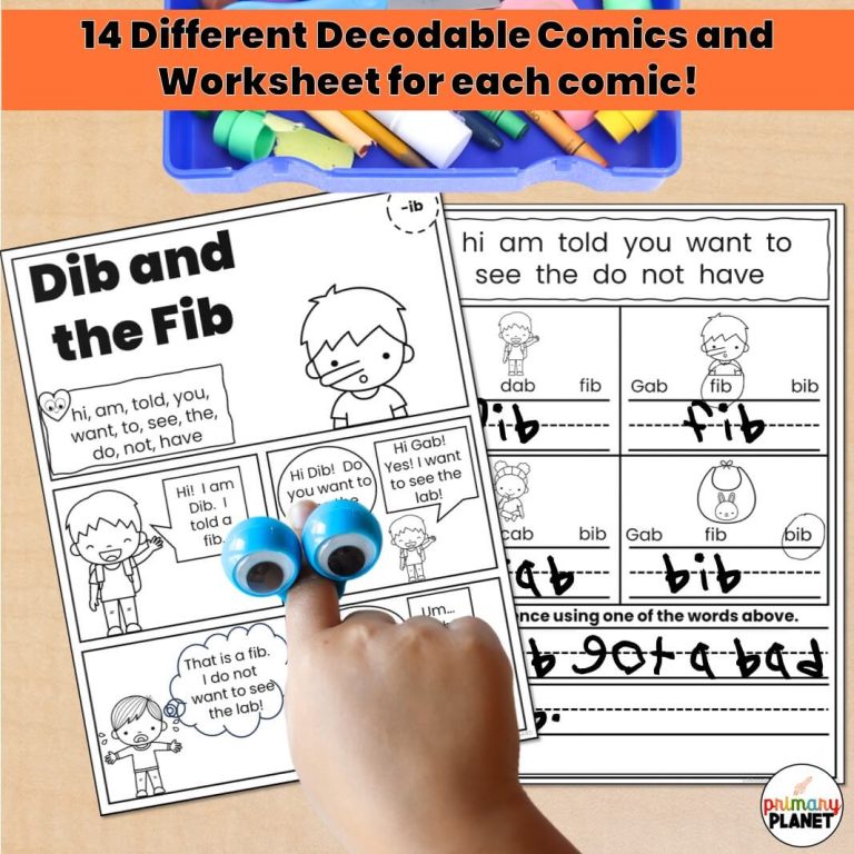 Phonics Readers - Short i CVC Word Families - Phonics Comics ...