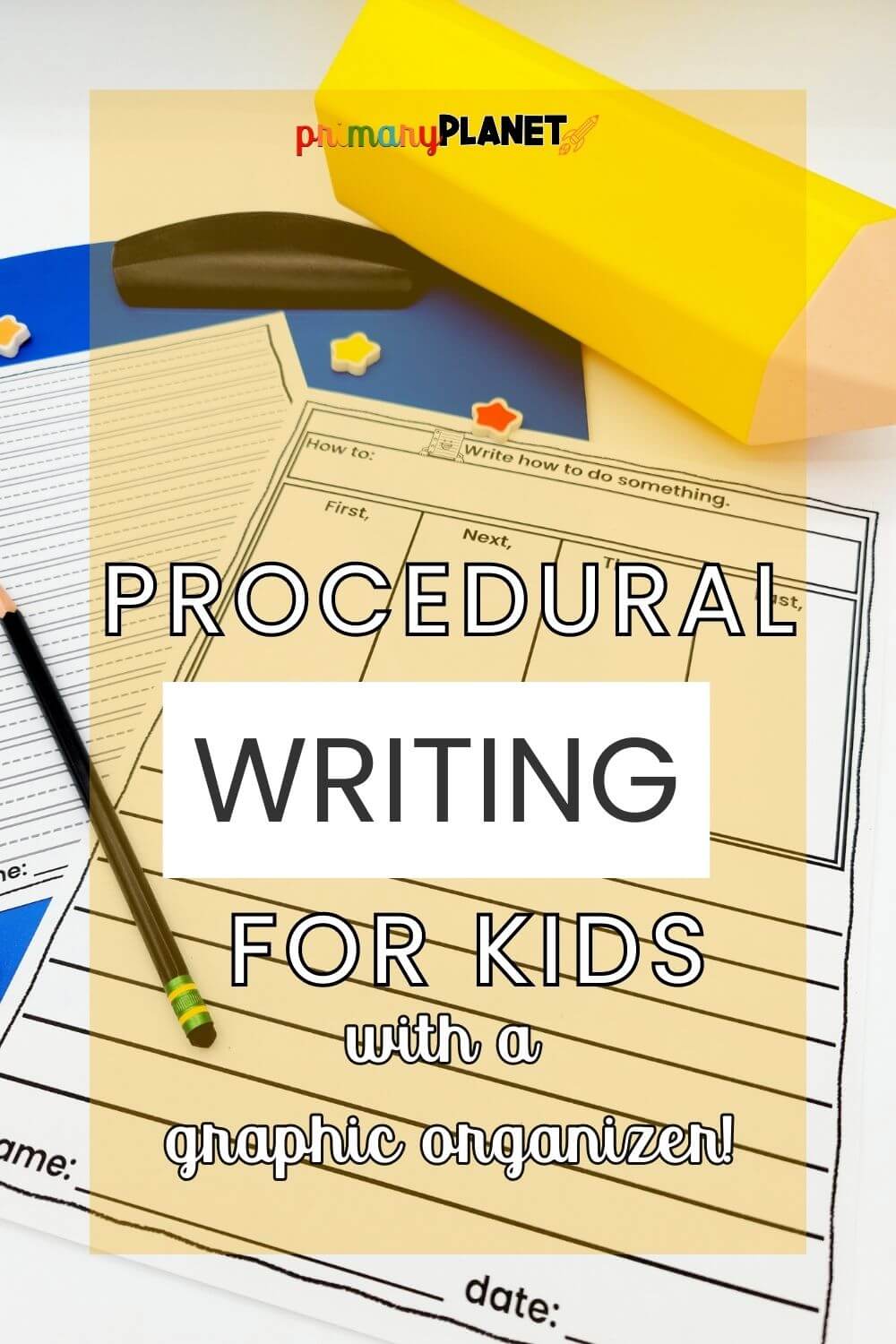 Procedural Writing for Kids: Mini-Lesson with a Cool Writing Graphic ...