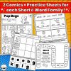 Short e CVC Word Families Phonics Comics! - Phonics Decodable Readers ...