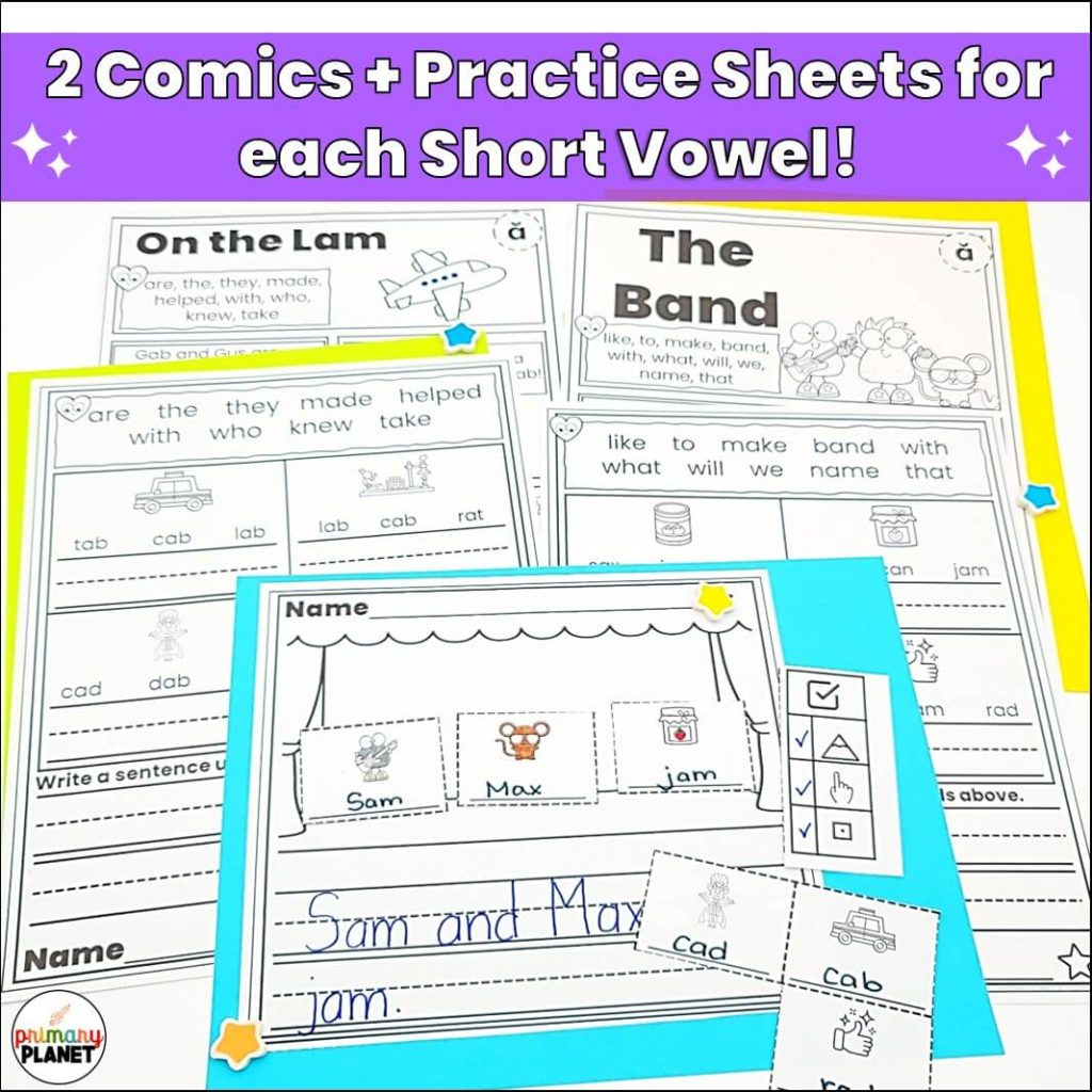 Short Vowels Phonics Decodable Readers + Science of Reading Aligned ...