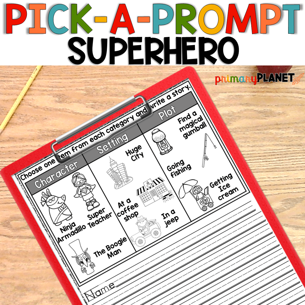 Superhero Story Ideas - Super Hero Writing Prompts with Pictures ...