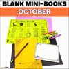 Fall Printable Blank Mini-Book Templates: October - Spiders, Bats, and ...