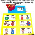 Fun Homophone Words Activity - Partner Pairing Cards - Primary Planet