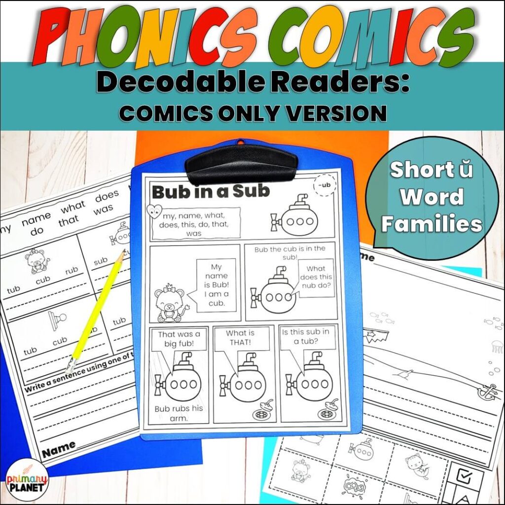 Decodable Readers: Phonics Comics - Primary Planet