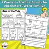 Phonics Decodable Passages - Short u CVC Word Families - Phonics Comics ...