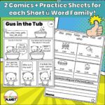 Phonics Decodable Passages - Short u CVC Word Families - Phonics Comics ...