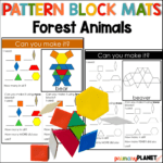 Forest Animals - Pattern Block Templates - Pattern Block Mats - Primary ...