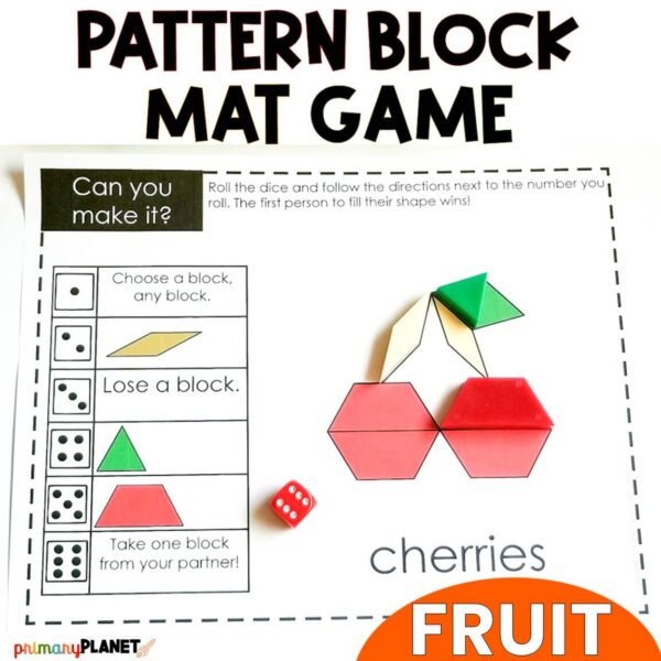 Spring Printable Pattern Block Mats - Easter Printable Pattern Block ...