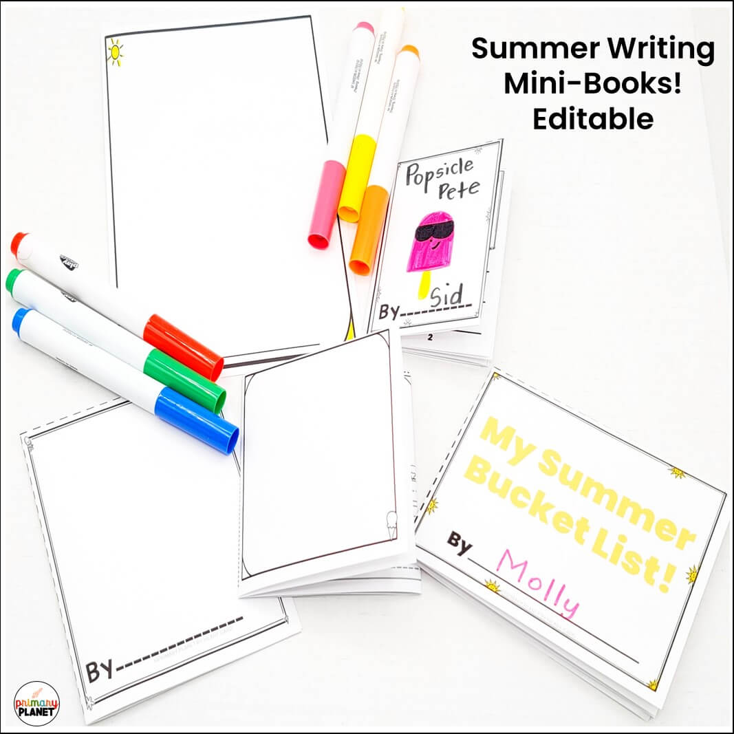 Fun Summer Writing Activities - Summer Journal, Travel Posters, Mini ...