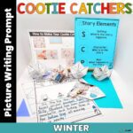 Winter Writing Activities and Picture Writing Prompts - Cootie Catchers ...
