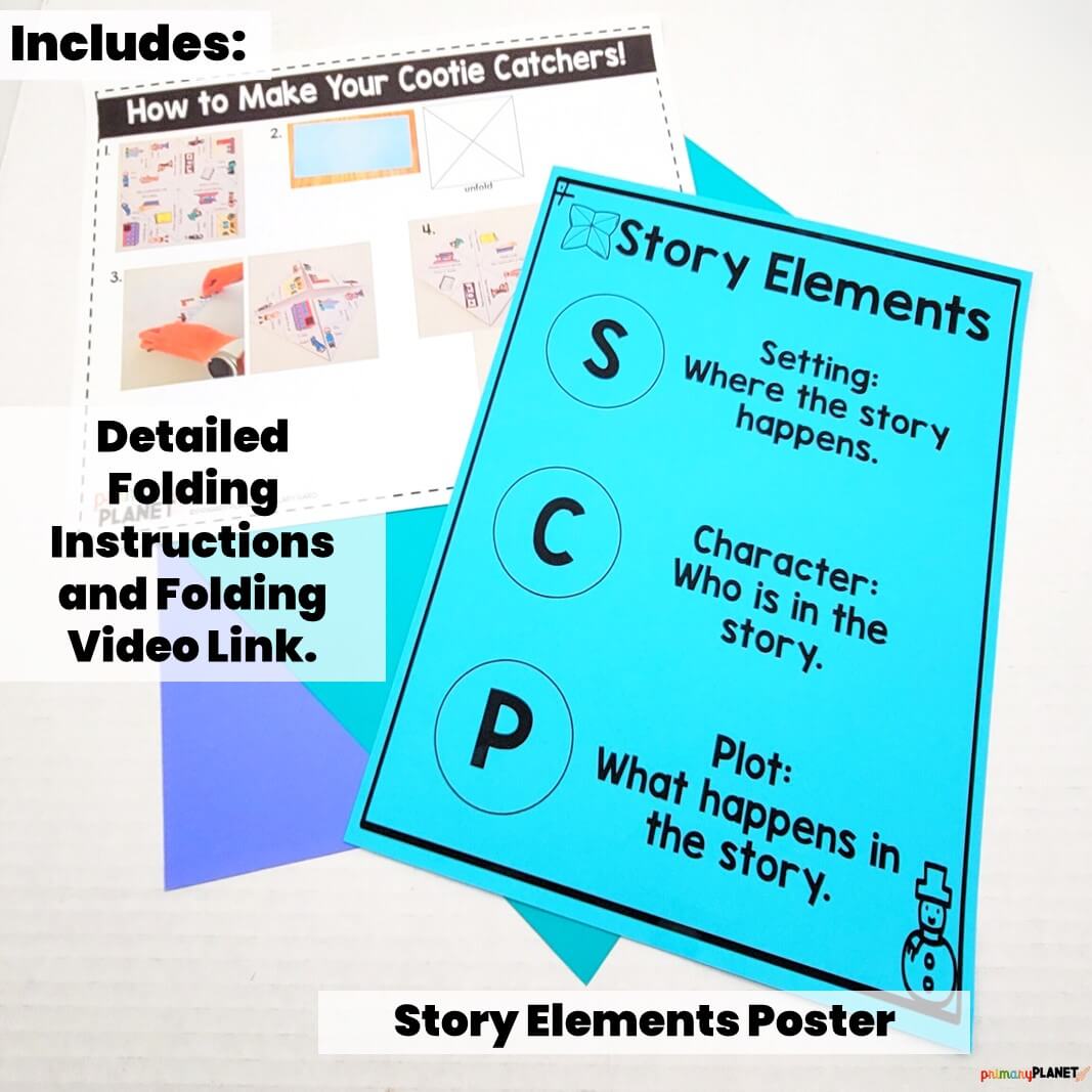 Winter Writing Activities and Picture Writing Prompts - Cootie Catchers ...