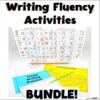 Easy Writing Fluency Worksheets BUNDLE! Lesson Plans and Activities ...