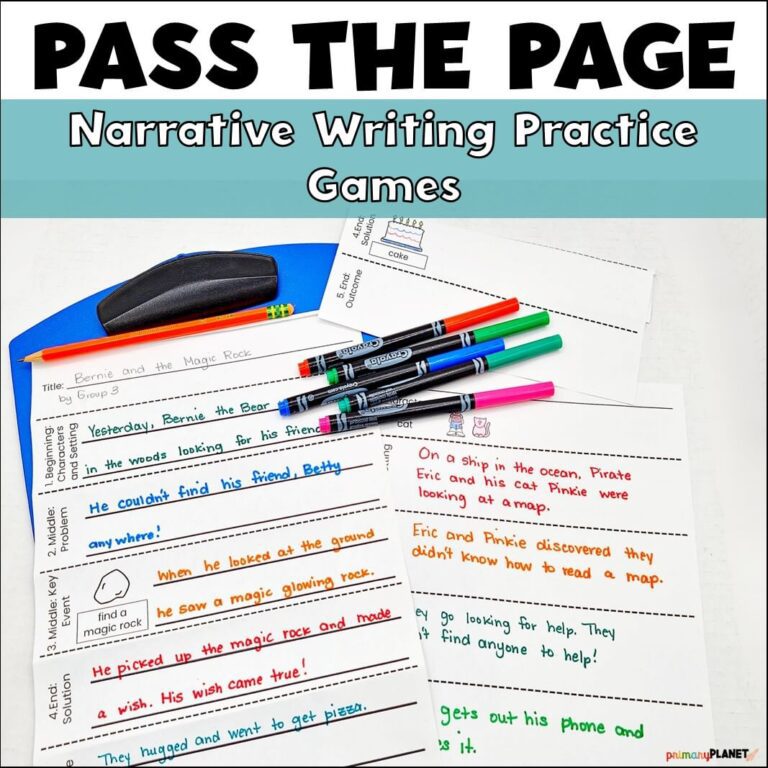 Narrative Story Writing Games - Story Elements Picture Prompts ...