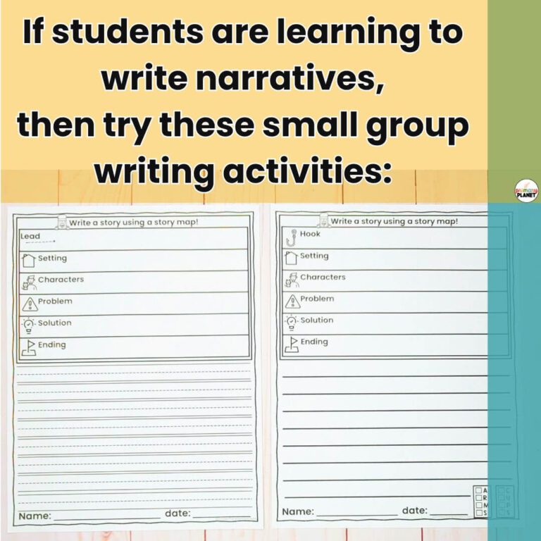 5 More Fun Activities for Teaching Writing in Small Groups - Primary Planet