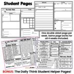 February Morning Work Slides - Number and Word of the Day for ...