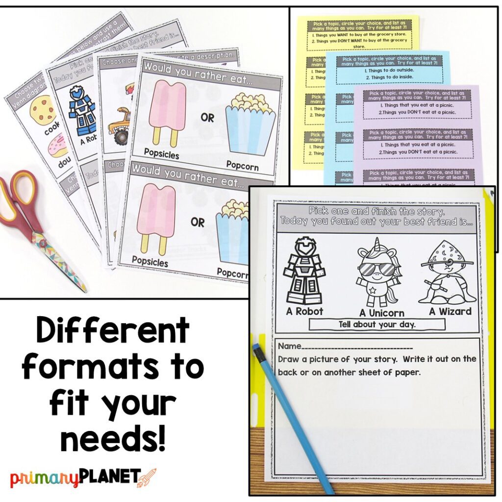 Creative Writing Prompts for May and June - Fun Summer Picture Story ...