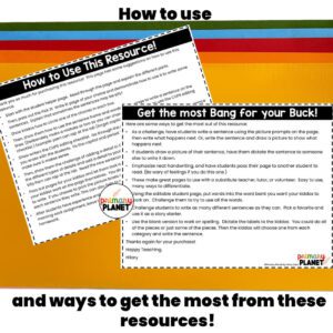 Decodable Sentence Writing Worksheets - Phonics Skills BUNDLE ...