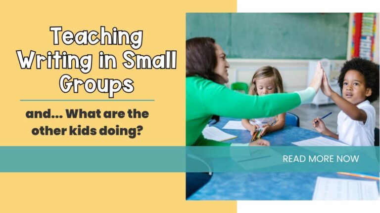 Teaching Writing in Small Groups (and What the Other Kids Are Doing ...