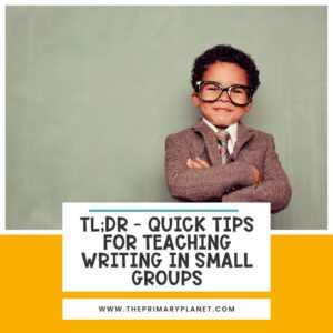 Teaching Writing in Small Groups (and What the Other Kids Are Doing ...