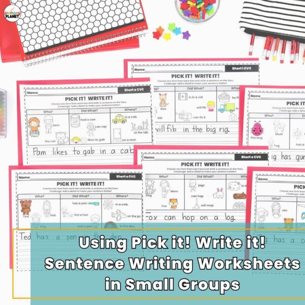 The Secret to Teaching Writing in Kindergarten: How Sentence Building ...