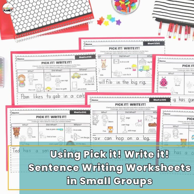 The Secret to Teaching Writing in Kindergarten: How Sentence Building ...