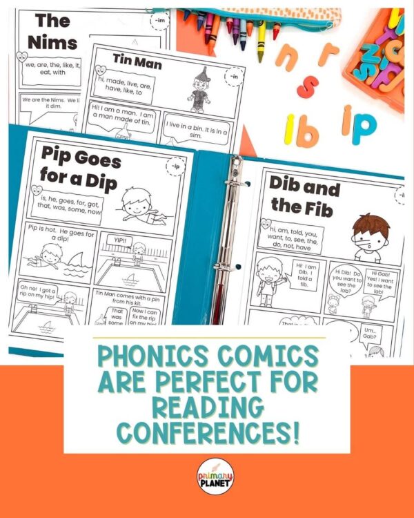 How to Use Phonics Comics in Reading Conferences: Engaging Decodable ...