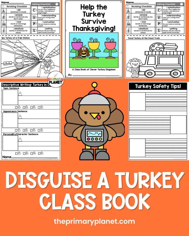 Disguise a Turkey Class Book: A Fun Shared Writing Thanksgiving ...