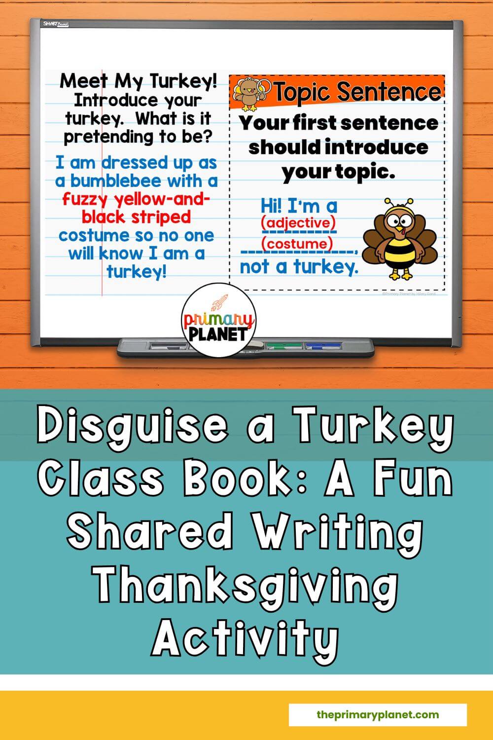 Disguise a Turkey Class Book: A Fun Shared Writing Thanksgiving ...