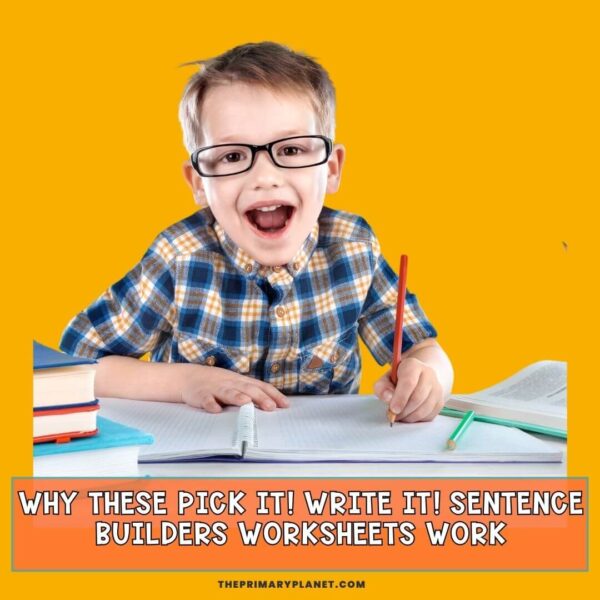 Fun Sentence Builders Worksheets: Build Strong Writers with Fun Pick it ...