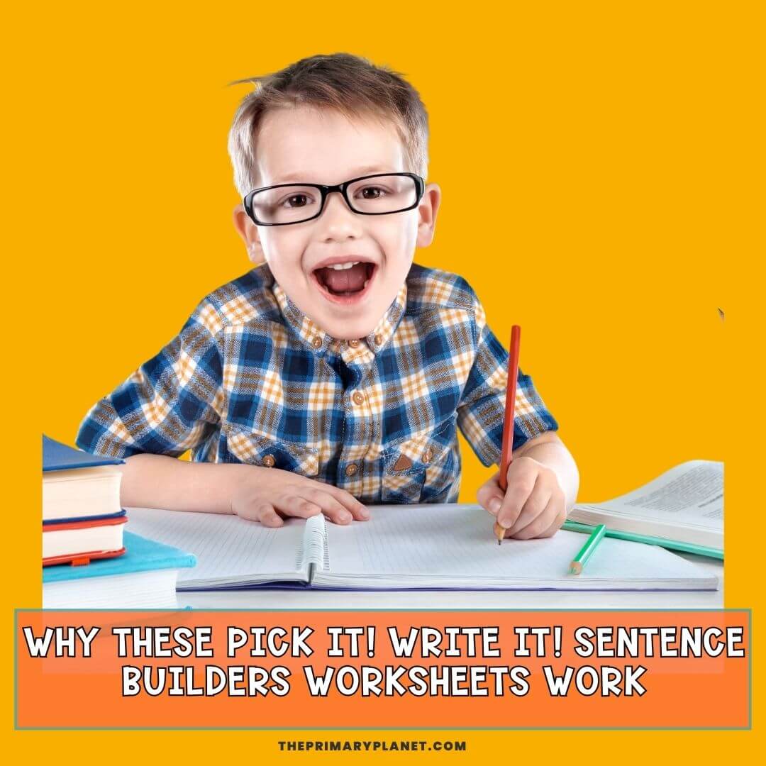 Fun Sentence Builders Worksheets: Build Strong Writers with Fun Pick it ...