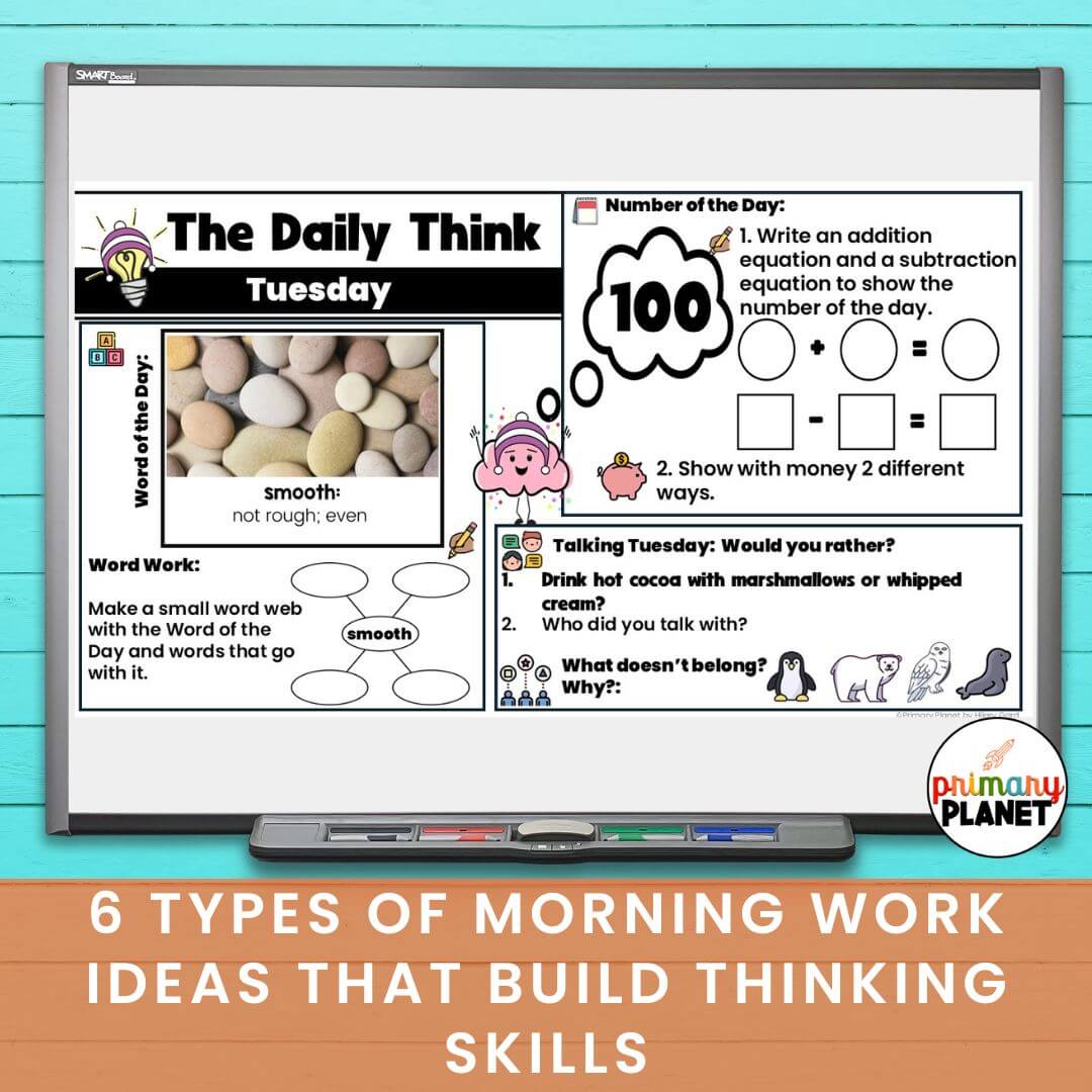 Morning Work Ideas That Build Real Thinking Skills (Not Just Busy Work ...