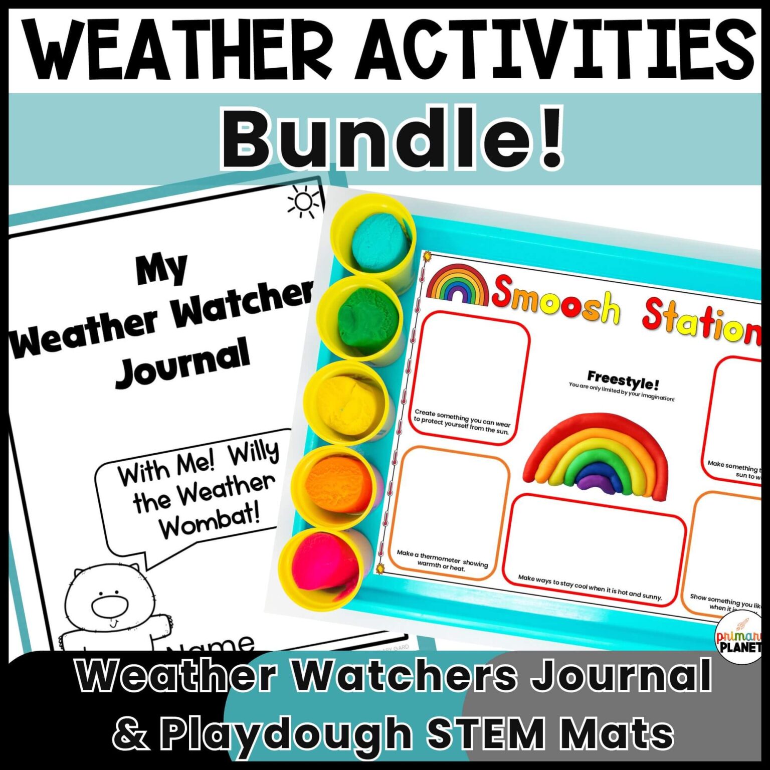 Weather Observation Journal for Kids Printable PDF